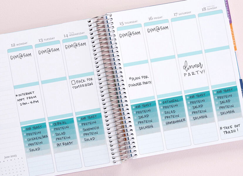 Personalized Planners Custom Agendas Planner Guide Erin 